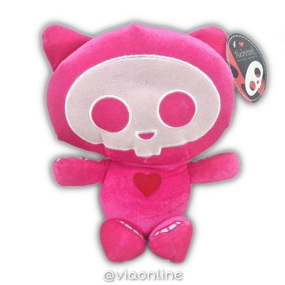 Fiesta | Toys | Rare Kit Skelanimals Neon Pink Plush 2 | Poshmark